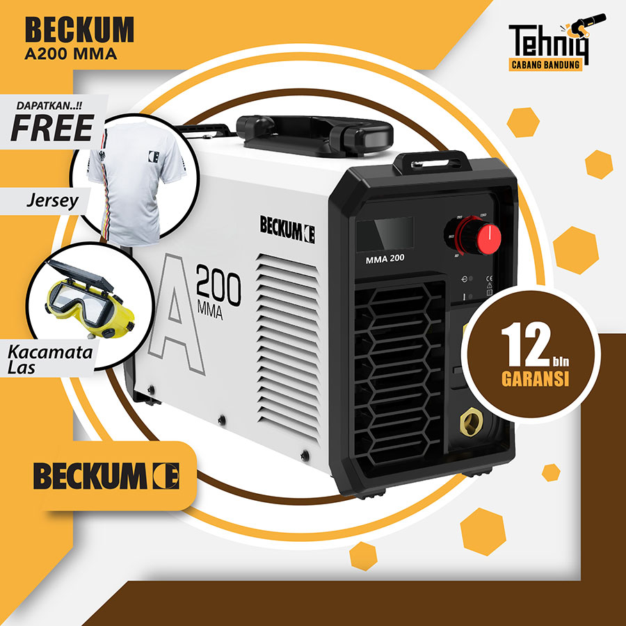 Jual MESIN LAS LISTRIK BECKUM A MMA 200 INVERTER WELDING | Shopee Indonesia