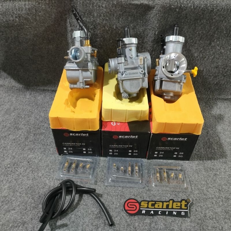 Jual KARBURATOR ATAU CARBU PE 24 26 28 SCARLET RACING | Shopee Indonesia