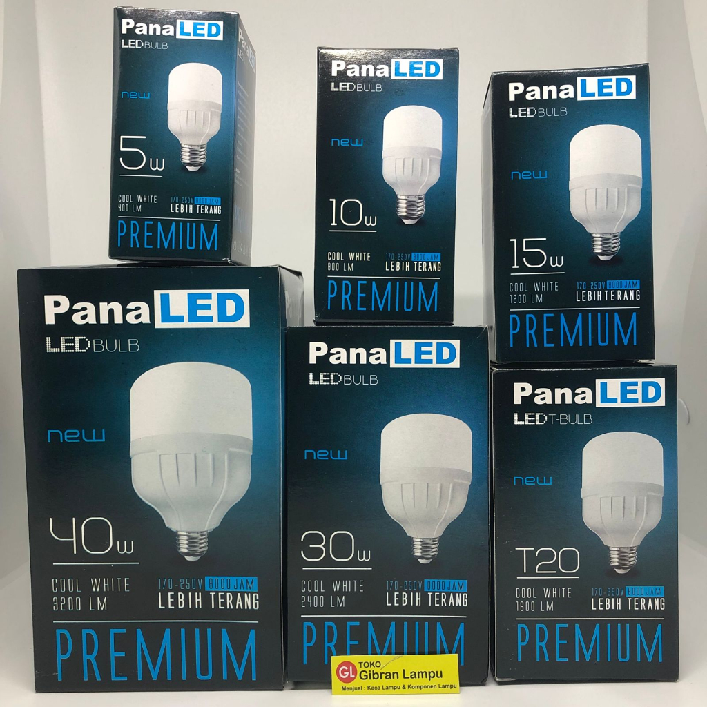 Jual Lampu PanaLED - Lampu New Premium Watt Kecil - LED Bulb Cool White ...
