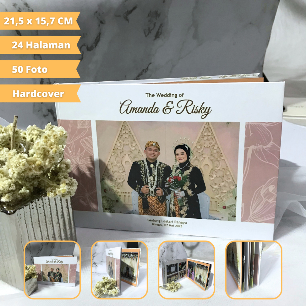 Jual (2-4 HARI JADI) Photobook Custom Medium Size / Ukuran 15,7x21,5 cm ...