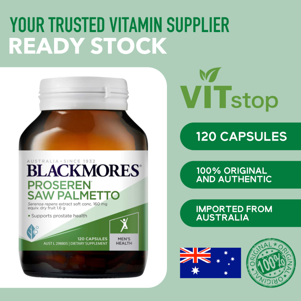 Jual Blackmores Proseren Saw Palmetto 120 Capsules (Suplemen Prostat ...