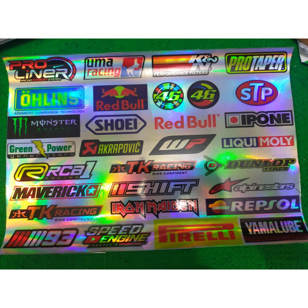 Jual STICKER RACING STICKER PACK STICKER PAPANAN STICKER TUMPUKAN ...