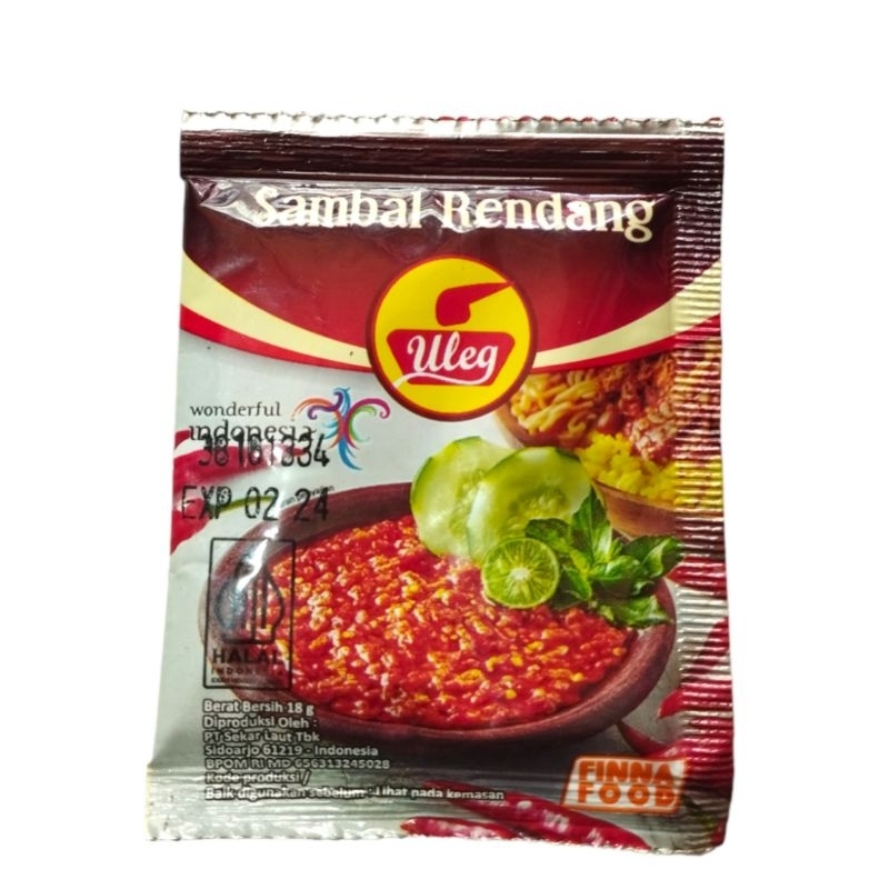 Jual Sambal Uleg Rendang (per sachet) | Shopee Indonesia