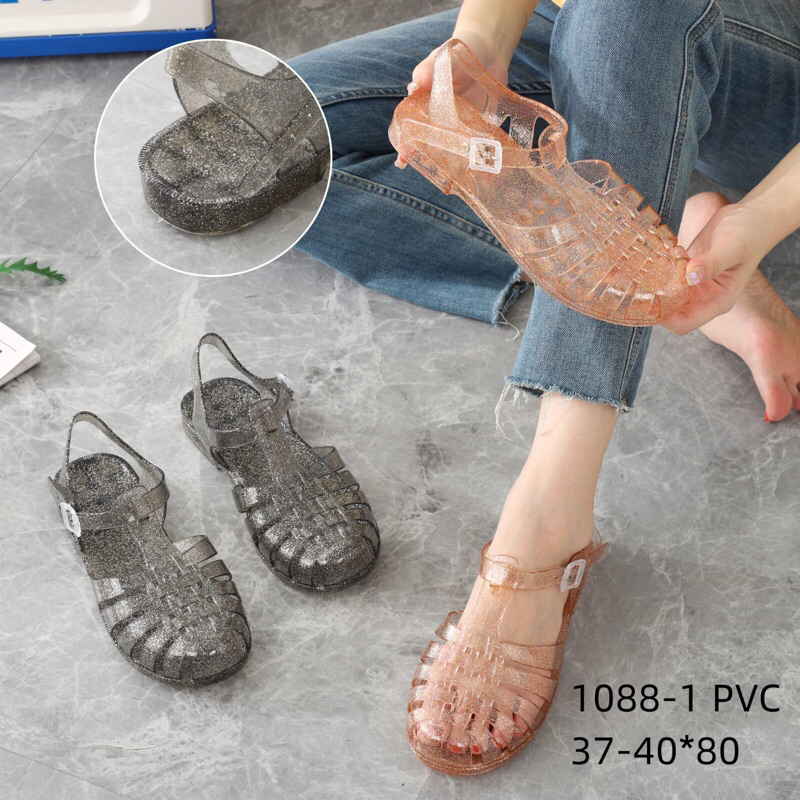 Jual SANDAL RUBY GLITER / SANDAL TALI WANITA / SANDAL FLAT / SANDAL ...