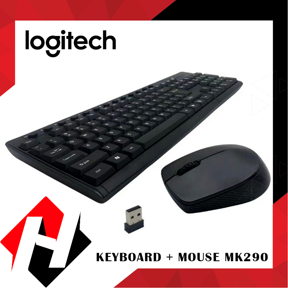 Jual Keyboard Logitech MK290 keyboard+mouse full set wireless combo ...