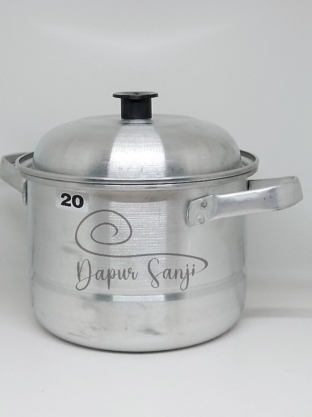 Jual HALLO PANCI KUKUS / DANDANG ALUMINIUM UKURAN 20 cm / 22 cm / 24 cm ...