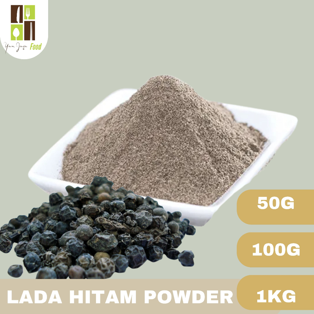 Jual Lada Hitam Bubuk / Black Pepper Powder / Asli 100% Tanpa Campuran ...