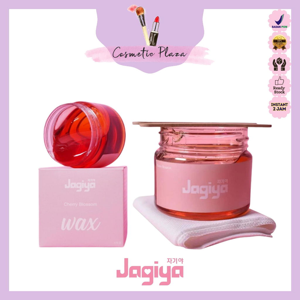Jual JAGIYA Cherry Blossom Wax Sugar Waxing Kit 175gr BPOM | Shopee ...