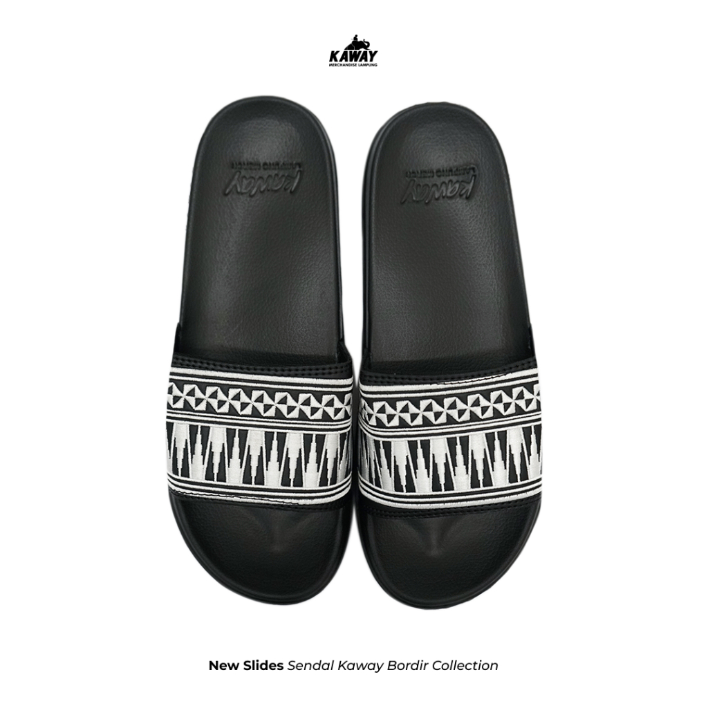 Jual KAWAY Sandal Slide - Slipper TAPSFU SLIDE BLACK | Shopee Indonesia
