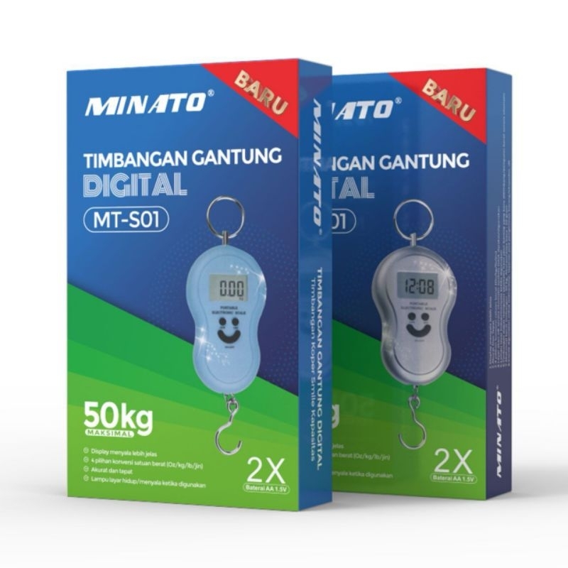 Jual Minato Timbangan Gantung Digital 50 Kg / Portable Digital Scale MT-S01 | Shopee Indonesia