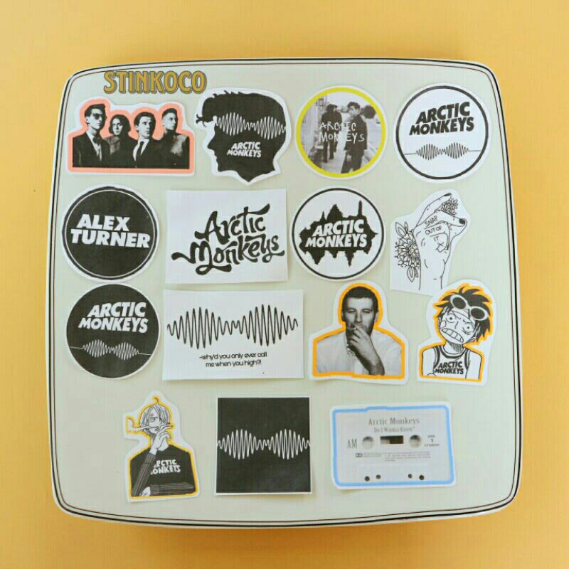 Jual [15PCS] STICKER "ARCTIC MONKEYS" SERIES ISI 15PCS | Shopee Indonesia
