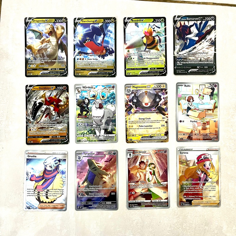 Jual KARTU POKEMON GARCHOMP V GRANITE V WYRDEER HISUIAN SAMUROTT ...