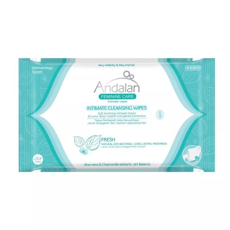 Jual andalan fresh intimate wipes tissue kebanggaan isi 10s | Shopee ...