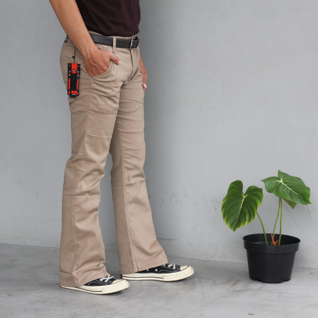 Jual Celana Cutbray Cowok - Celana Panjang Pria Model Cutbray | Shopee Indonesia
