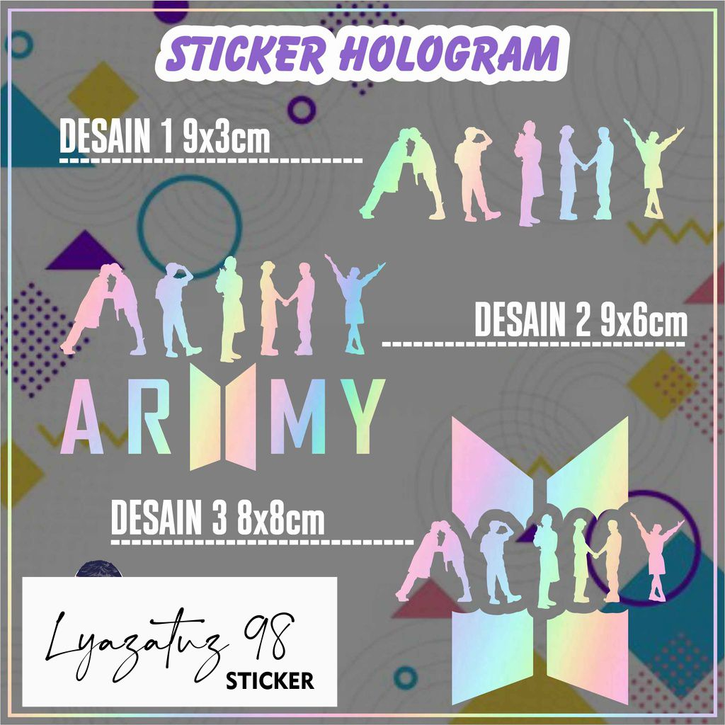 Jual Cutting Stiker BTS Butter Sticker Kaca Mobil Stiker Body Mobil ...