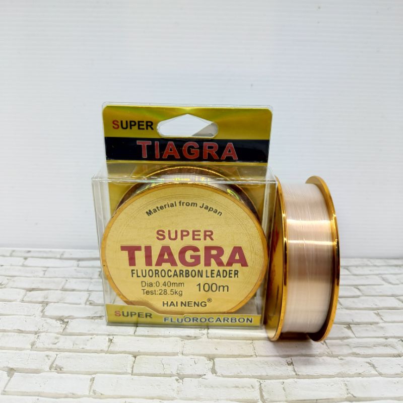 Jual Senar Super Tiagra Fluorocarbon Leader 100m Clear | Shopee Indonesia