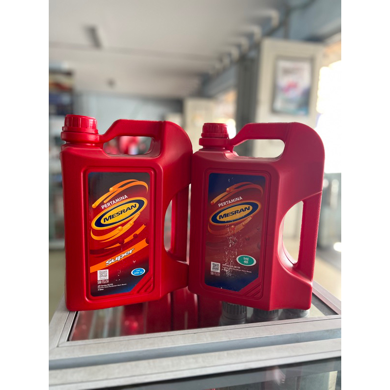 Jual Oli Pertamina Mesran Super 20w50 / Mesran 40 (4L) | Shopee Indonesia