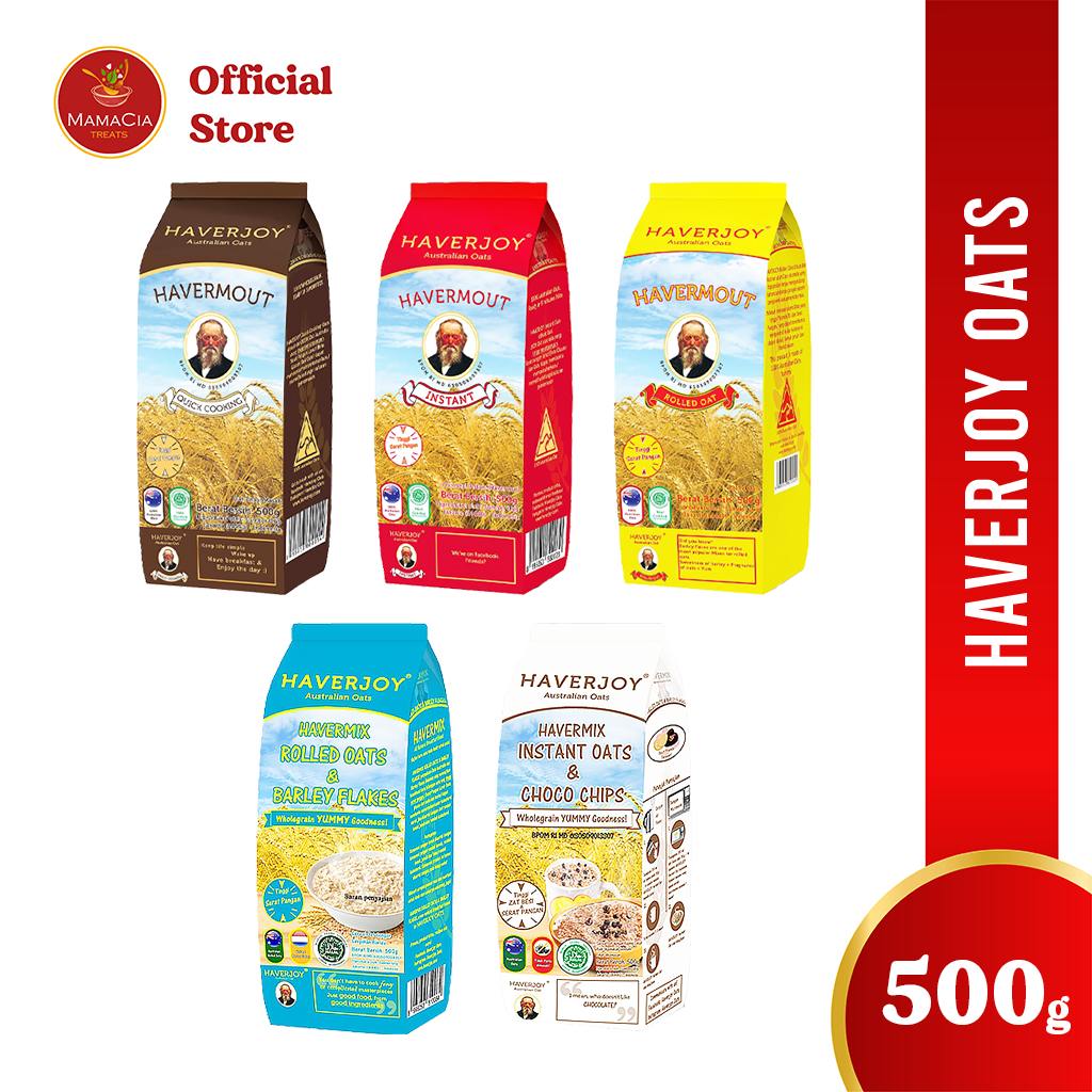 Jual Haverjoy Oatmeal Hovermout Instant Oats 500 gr | Shopee Indonesia