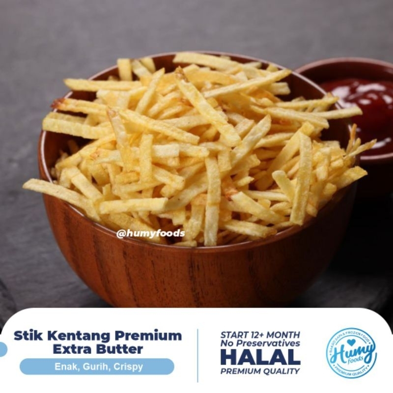 Jual STIK KENTANG EXTRA BUTTER COATED Halal tanpa pengawet | Shopee ...