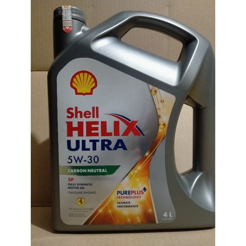 Jual Shell Helix ultra Kemasan Baru SAE 5W-30 API SN Plus Fully ...