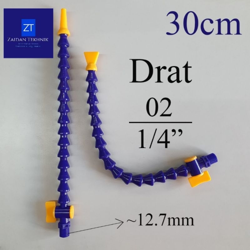 Jual Round Flexible Coolant Hose/Selang Oli Pendingin 1/4 Dengan Kran ...