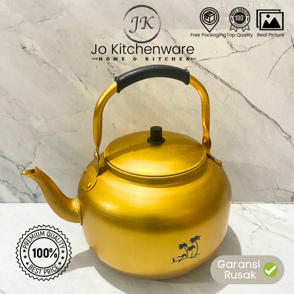 Jual Teko kuning fancy premium / Teko aluminium emas / teko arab gold ...