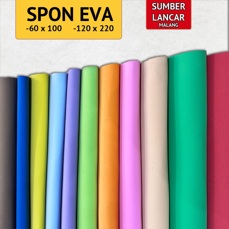 Jual Spon Eva / Spon Ati / Busa Ati Tebal 2mm Warna Ukuran 120 x 220 ...