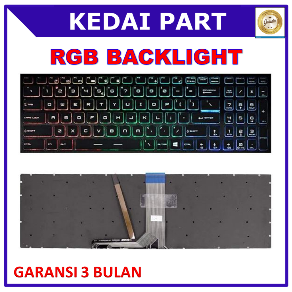 Jual Keyboard MSI GS60 GE62 GE72 GL62 GL72 GP62 GP72 GS63VR GS70 GT62 ...