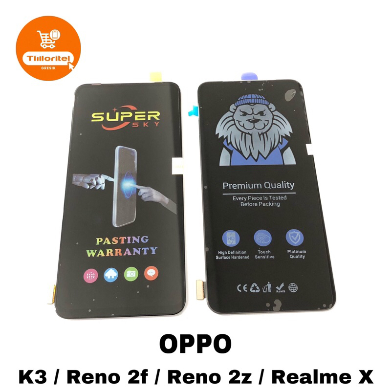 Jual LCD TOUCHSCREEN OPPO RENO 2F CPH1989 / RENO 2z / REALME X / OPPO ...