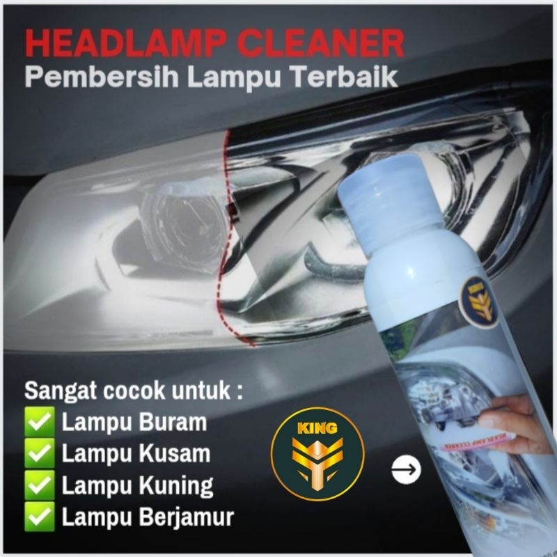 Jual Headlamp Cleaner Pembersih Pengkilap Lampu Headlamp Mobil Motor ...