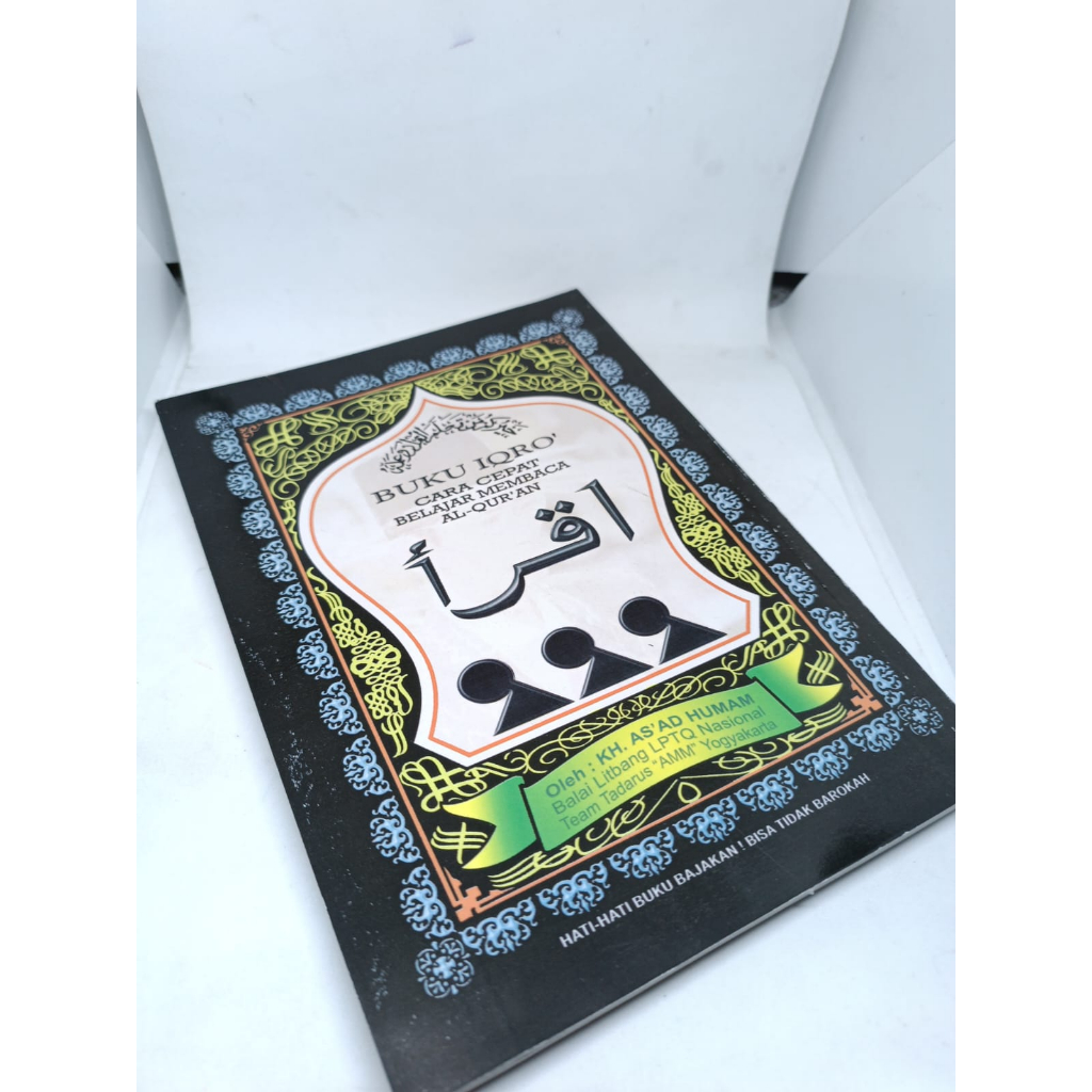 Jual BUKU NGAJI IQRO HITAM BESAR 1 PCS | Shopee Indonesia