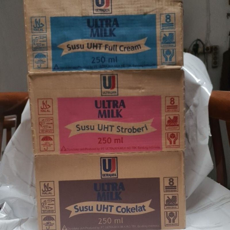 Jual Susu ultra uht coklat stoberi full cream 250 ml | Shopee Indonesia