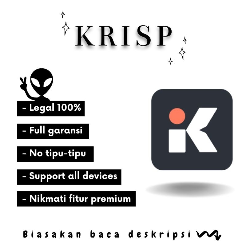 Jual BURU BURU? JGN ORDER DISINI | Krisp Pro Via Invite 1 Bulan ...