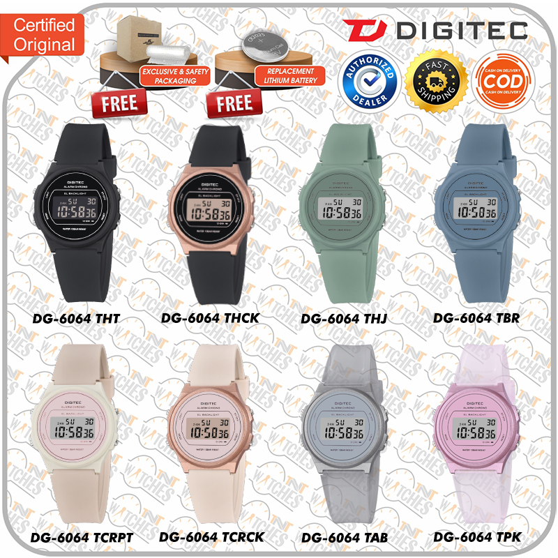 Jual Jam Tangan DIGITEC DG-6064 / DG 6064 / DG6064 Watch ORIGINAL ...