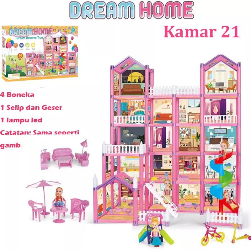 Jual RUMAH VILLA BARBIE set | Shopee Indonesia