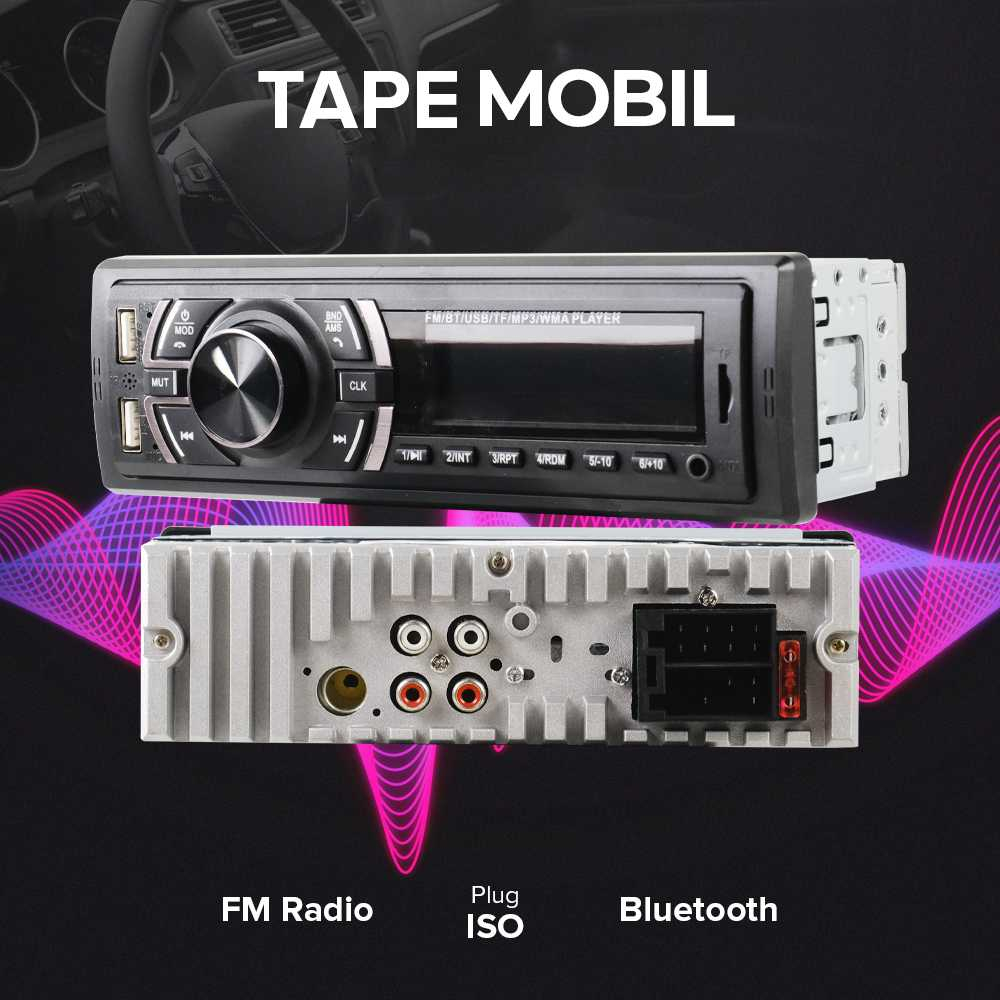 Jual Head Unit Single Din Tape Mobil MP3 Bluetooth USB Taffware ...