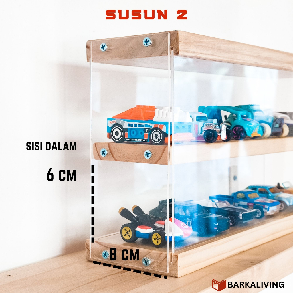Jual Rak Mainan Diecast Hotwheels Bricks Lego / Action Figure Display ...