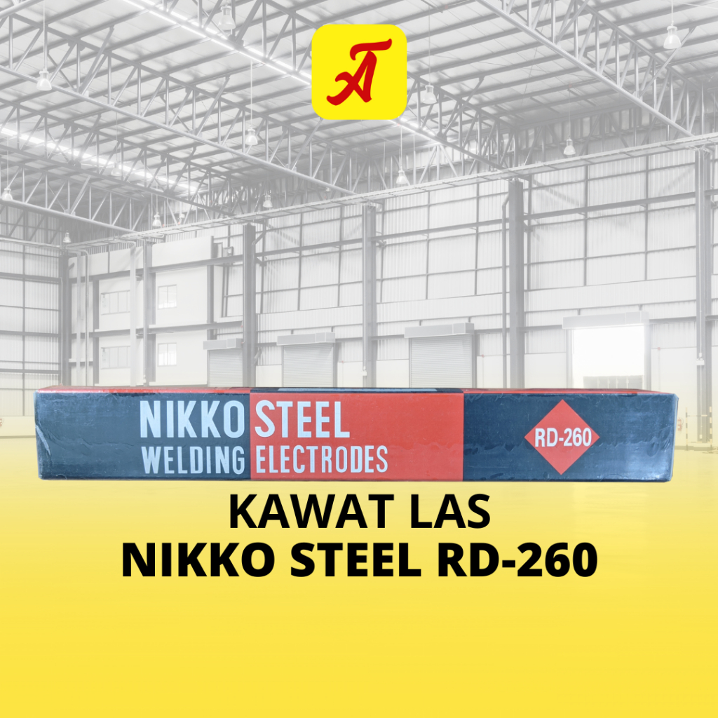 Jual KAWAT LAS NIKKO STEEL RD-260 (2MM) KEMASAN 1KG DAN 2KG | Shopee Indonesia