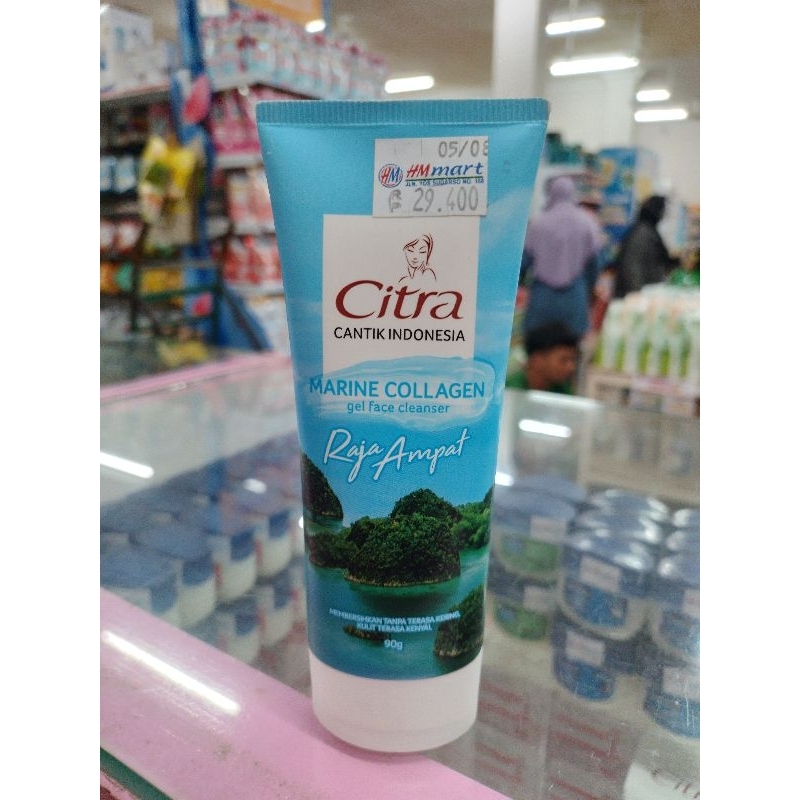 Jual Citra Marine Collagen gel face cleanser | Shopee Indonesia