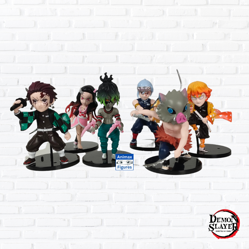 Jual Action Figure Kimetsu No yaiba Demon slayer Nezuko Tanjiro Zenitsu ...