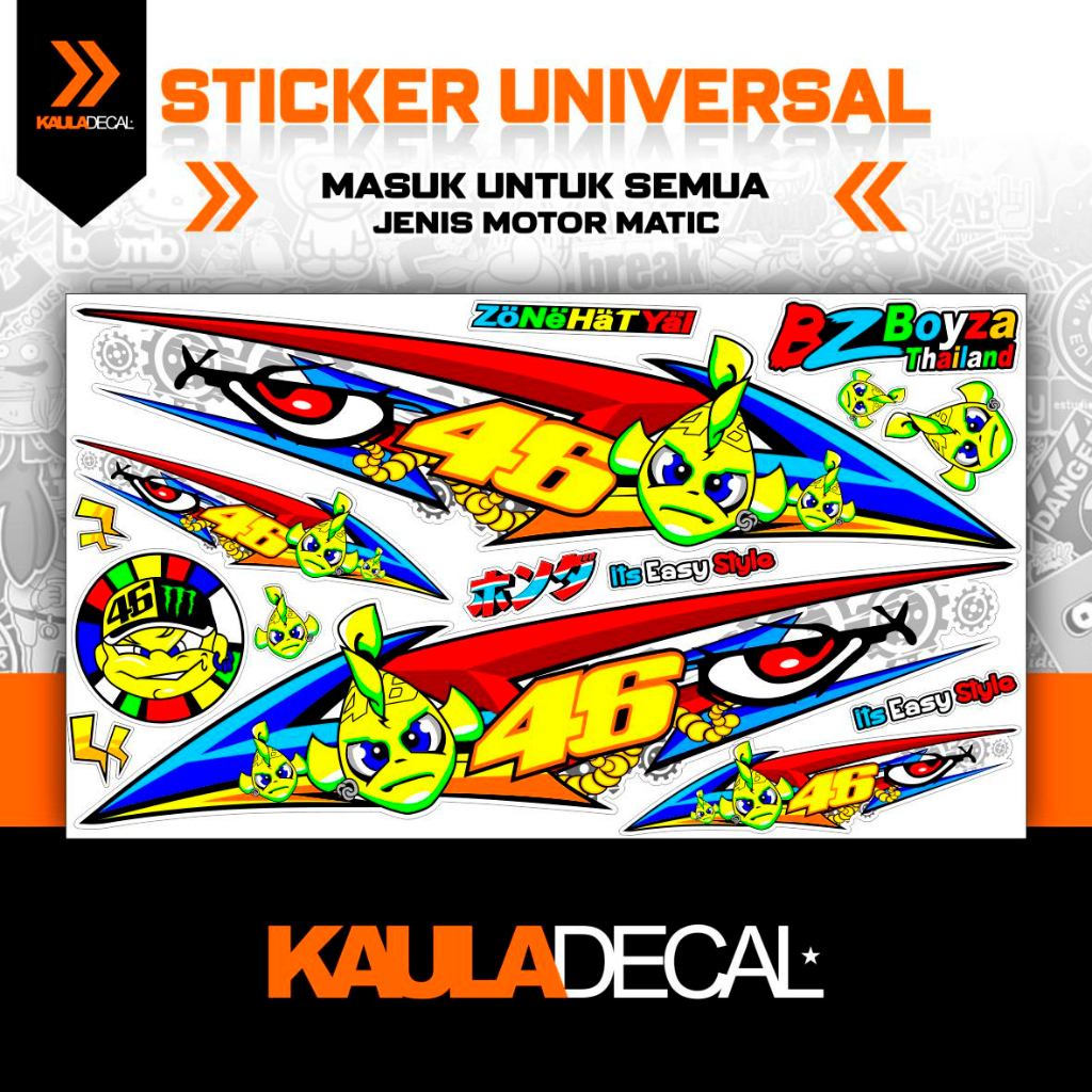 Jual STIKER STRIPING MOTOR ALL MATIC MOTIF 324 / UNIVERSAL MATIC ...