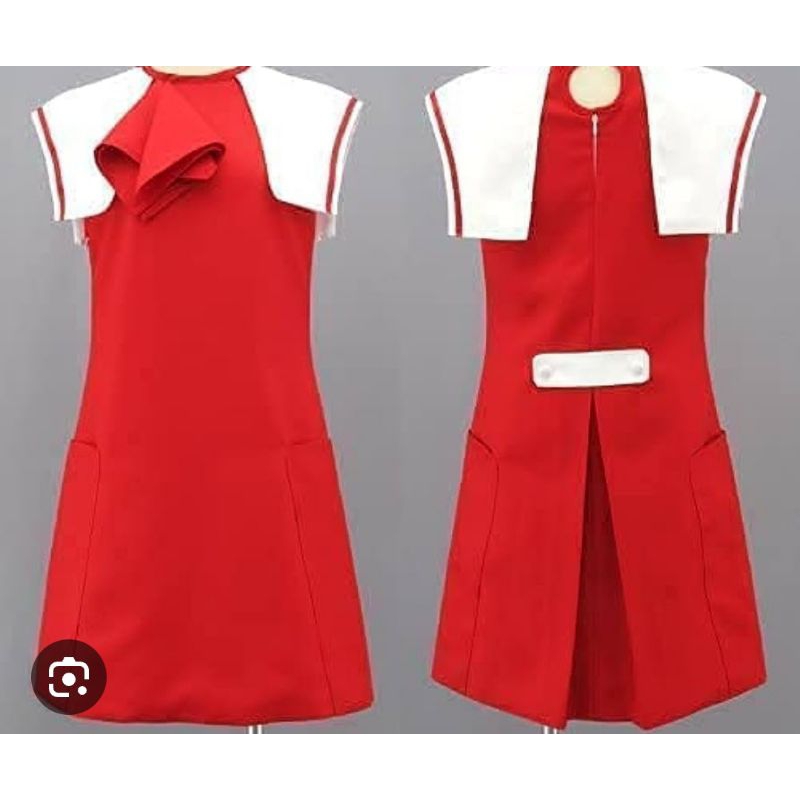 Jual Ponyo on the Cliff Costum Cosplay. Simple and Glamour Red Dress ...