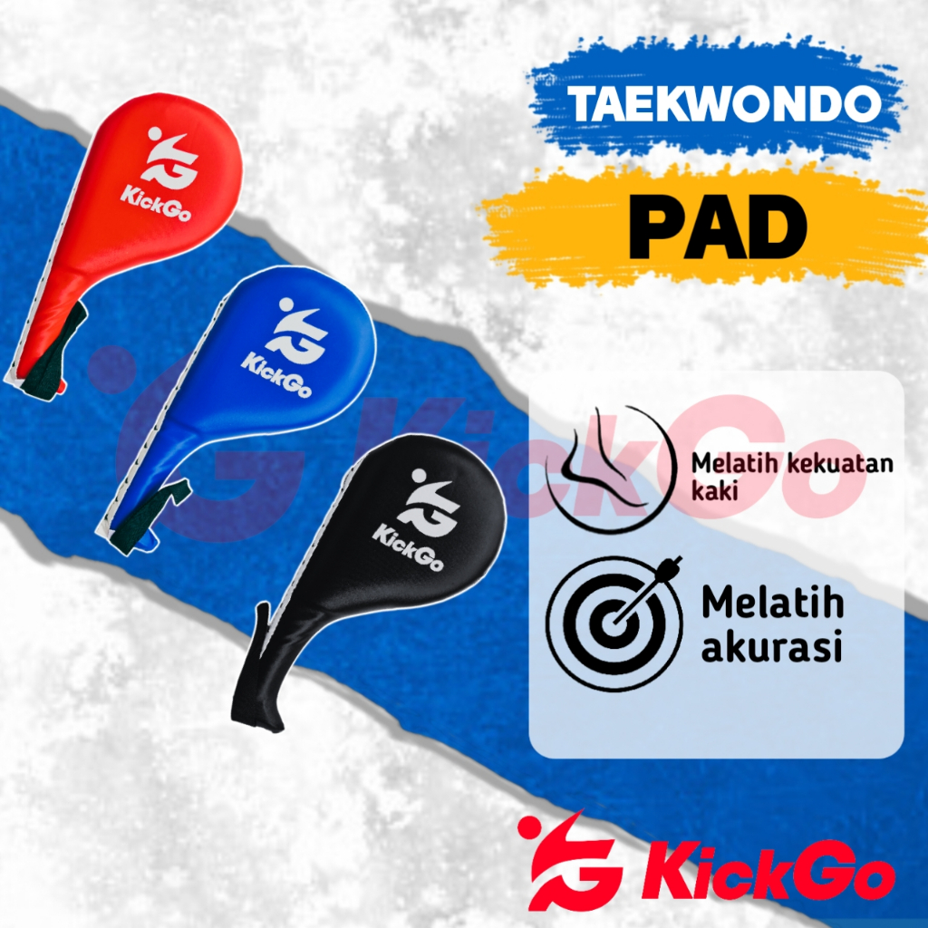 Jual KickGO Taekwondo Pad Double Foot Target Samsak Sasaran Tendang ...