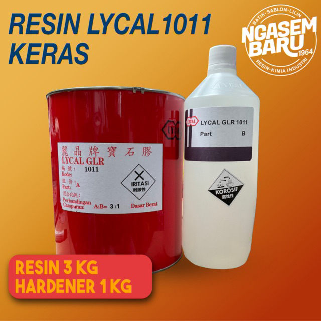 Jual Resin Lycal 1011 Keras 4 kg | Shopee Indonesia
