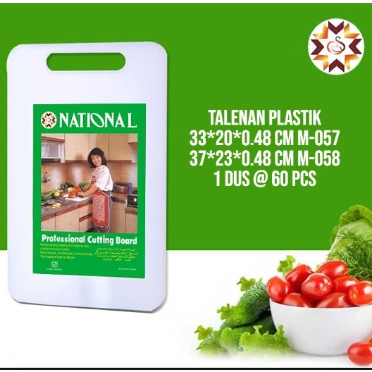 Jual Talenan tebal 4,8mm/ talenan/talenan plastik/cutting board/talenan ...