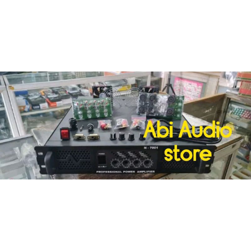 Jual Bok power 4 chanell 2U model buil up N7001 lengkap asesoris | Shopee Indonesia