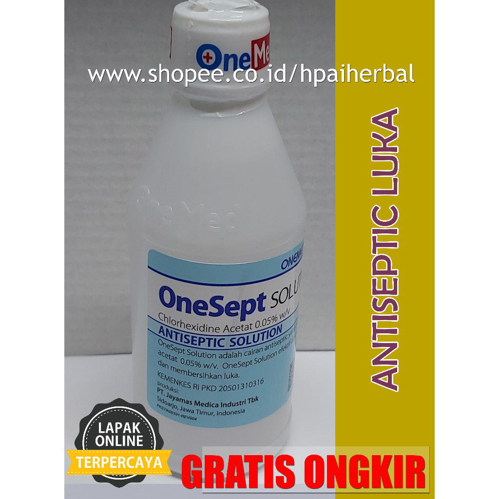 Jual Cairan Pembersih Luka Antiseptik One Sept Solution | Shopee Indonesia