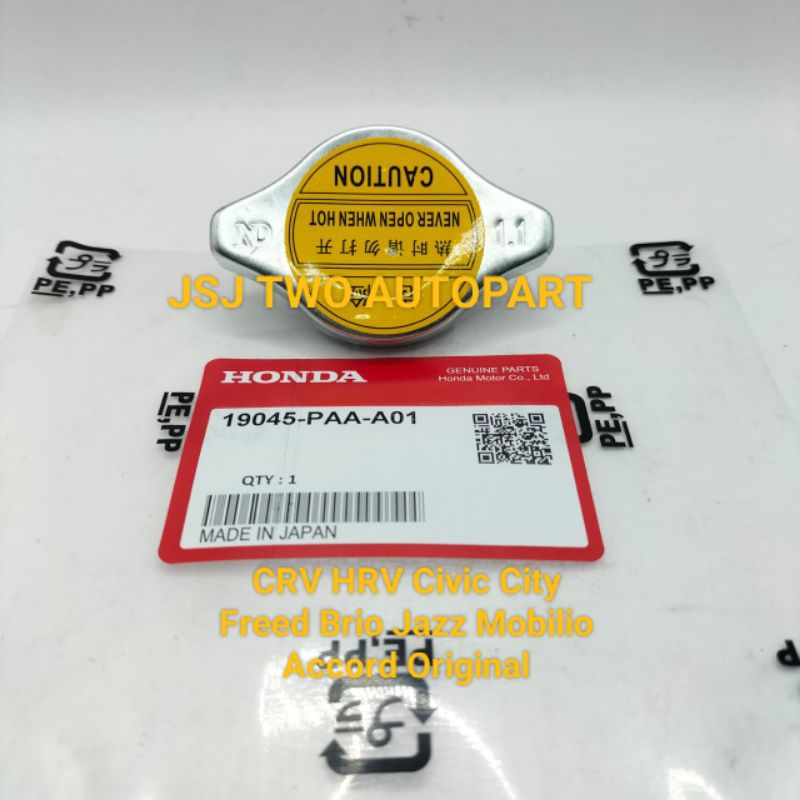 Jual Tutup Radiator Honda Jazz Brio Mobilio HRV CRV Freed Civic City ...