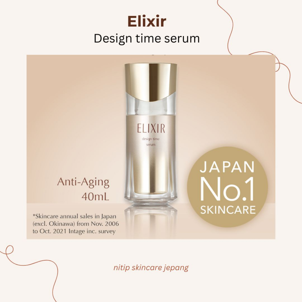 Jual elixir design time serum original jepang - shiseido 40 gr JAPAN NO ...