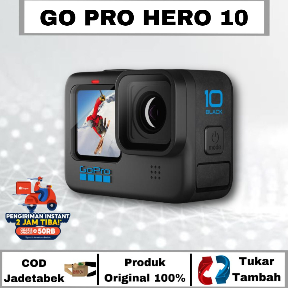 Jual Kamera GoPro Hero 10 Black SPECIAL BUNDLE Action Camera Go Pro 10 ...